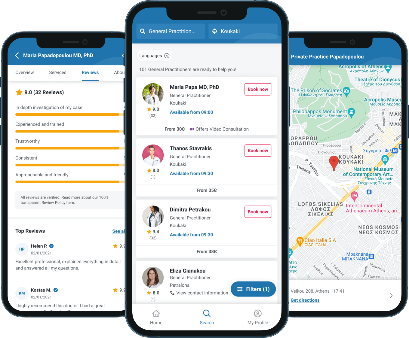 Find a specialist and book an online appointment instantly | doctoranytime